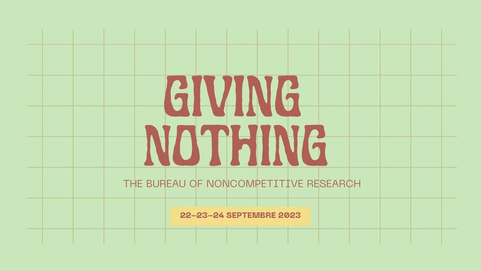 Giving Nothing – Infiltrating Performances – The Sanctimonious Sect of ...